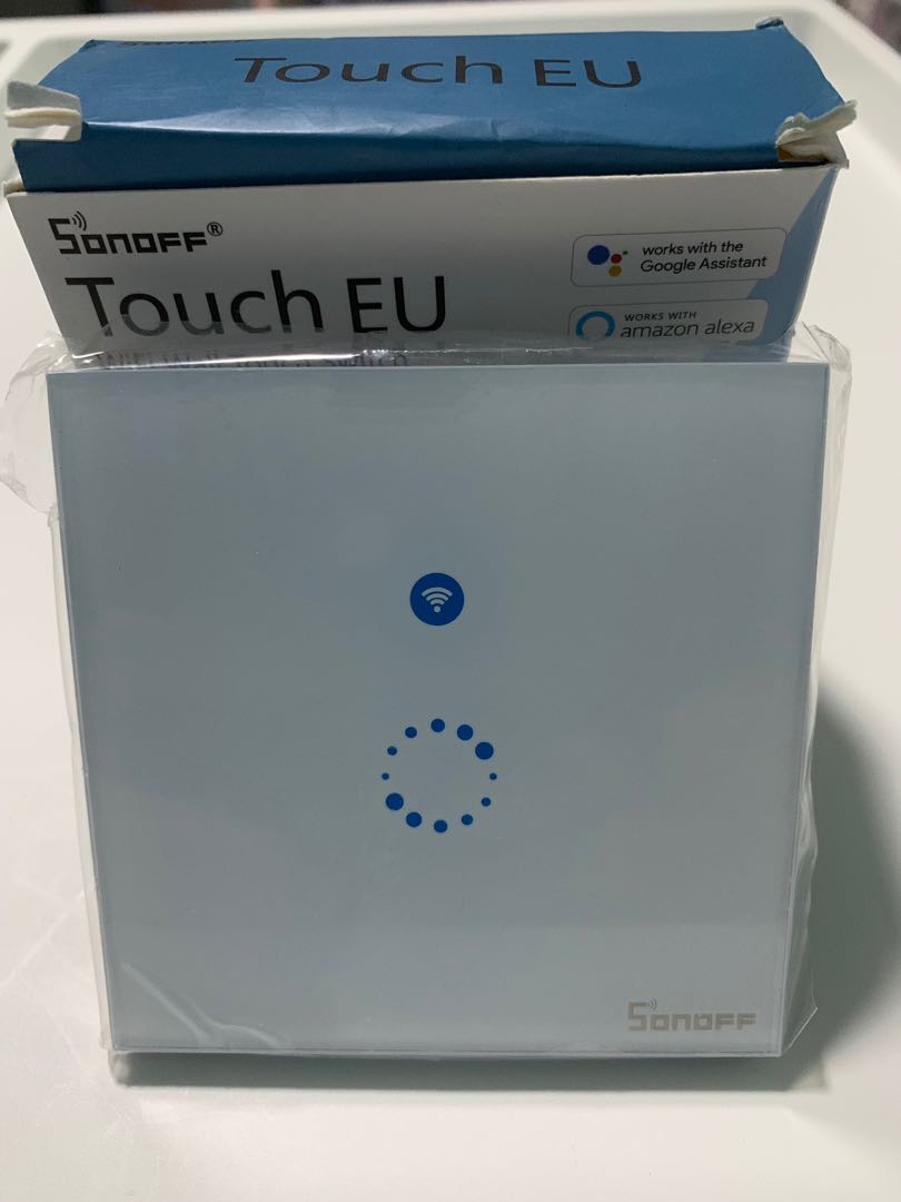 Sonoff Touch EU WiFi Wall Touch Switch - 1 Gang, TV & Home Appliances ...