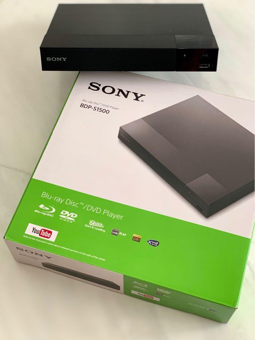 Sony Blue Ray/DVD Player BDP-S1500, TV & Home Appliances, TV ...