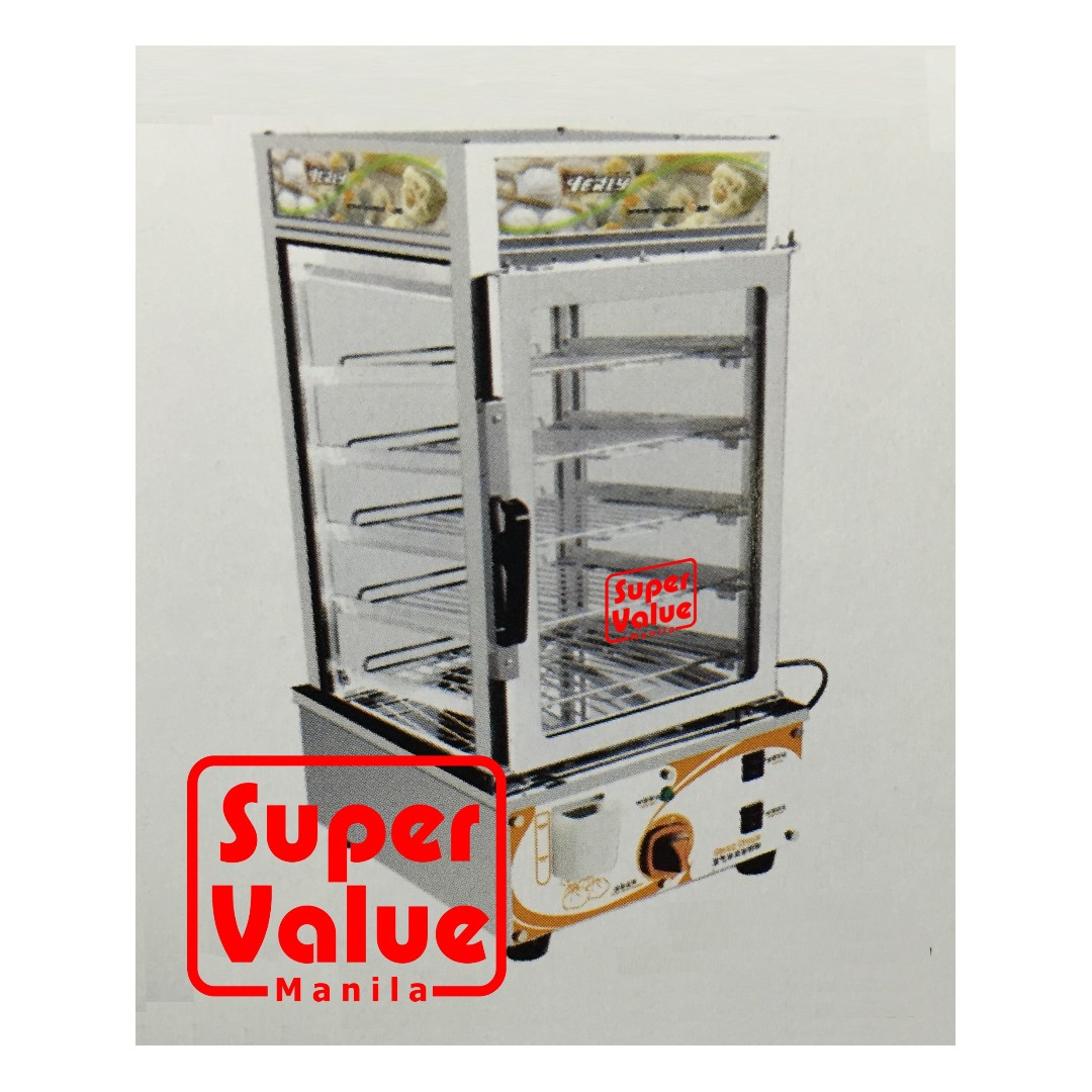 Steamer Display for Siopao Siomai Sausage Hotdog (Heavy Duty) Brand New ...