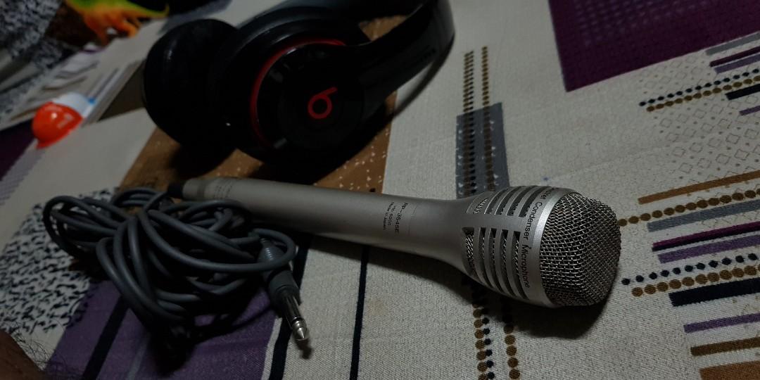 technics cardioid electret condenser mic, Audio, Microphones on Carousell