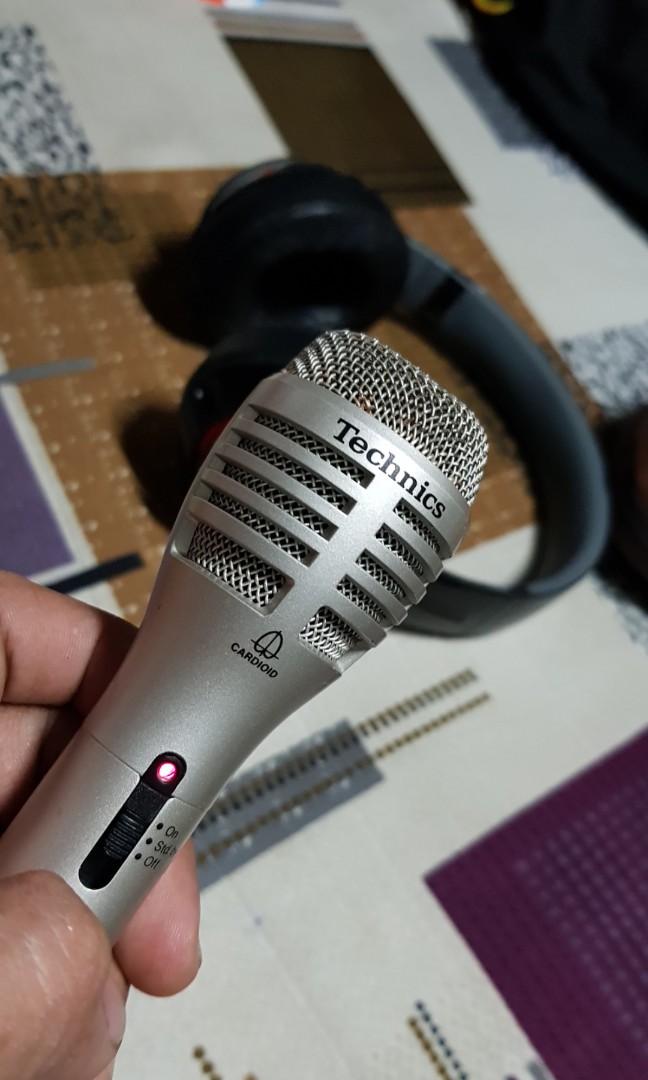 technics cardioid electret condenser mic, Audio, Microphones on Carousell