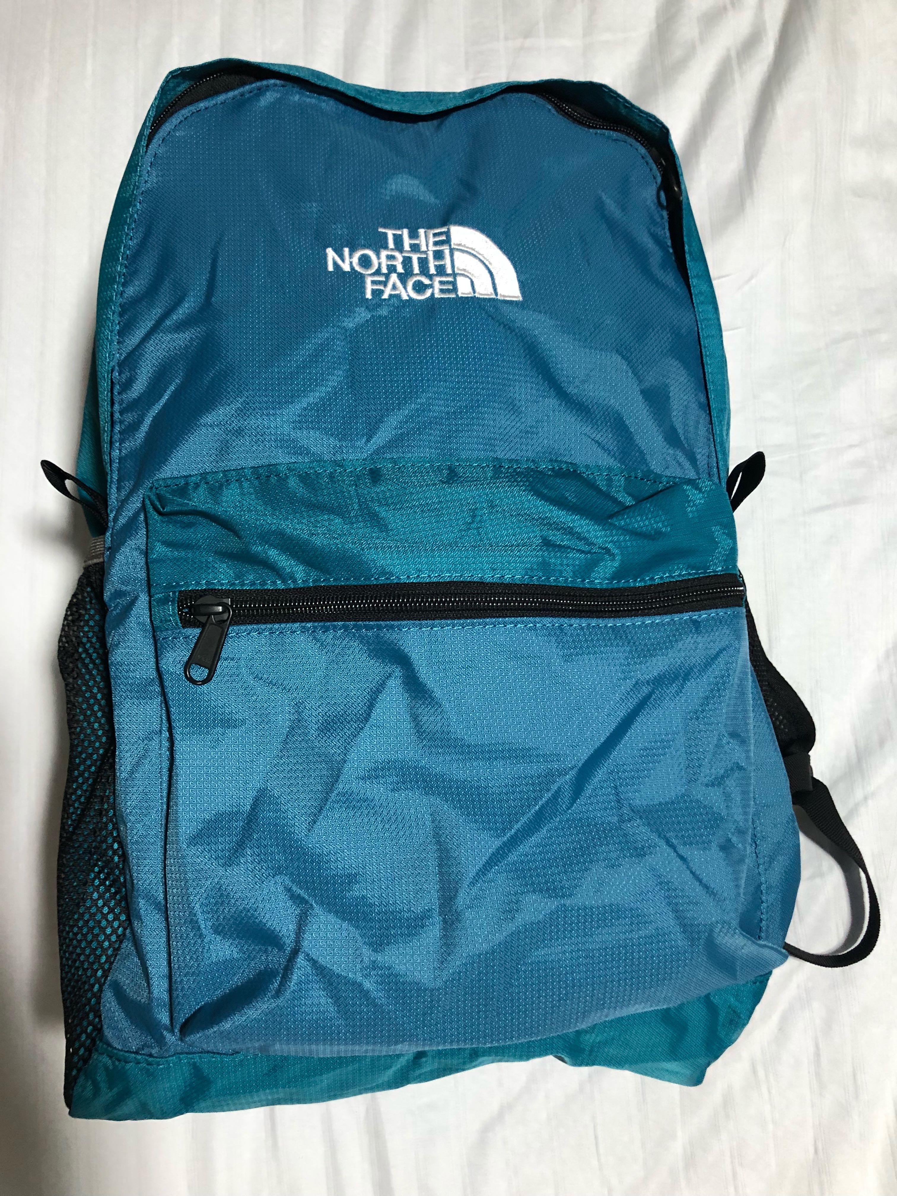 The North Face foldable backpack, Luxury, Bags & Wallets on Carousell