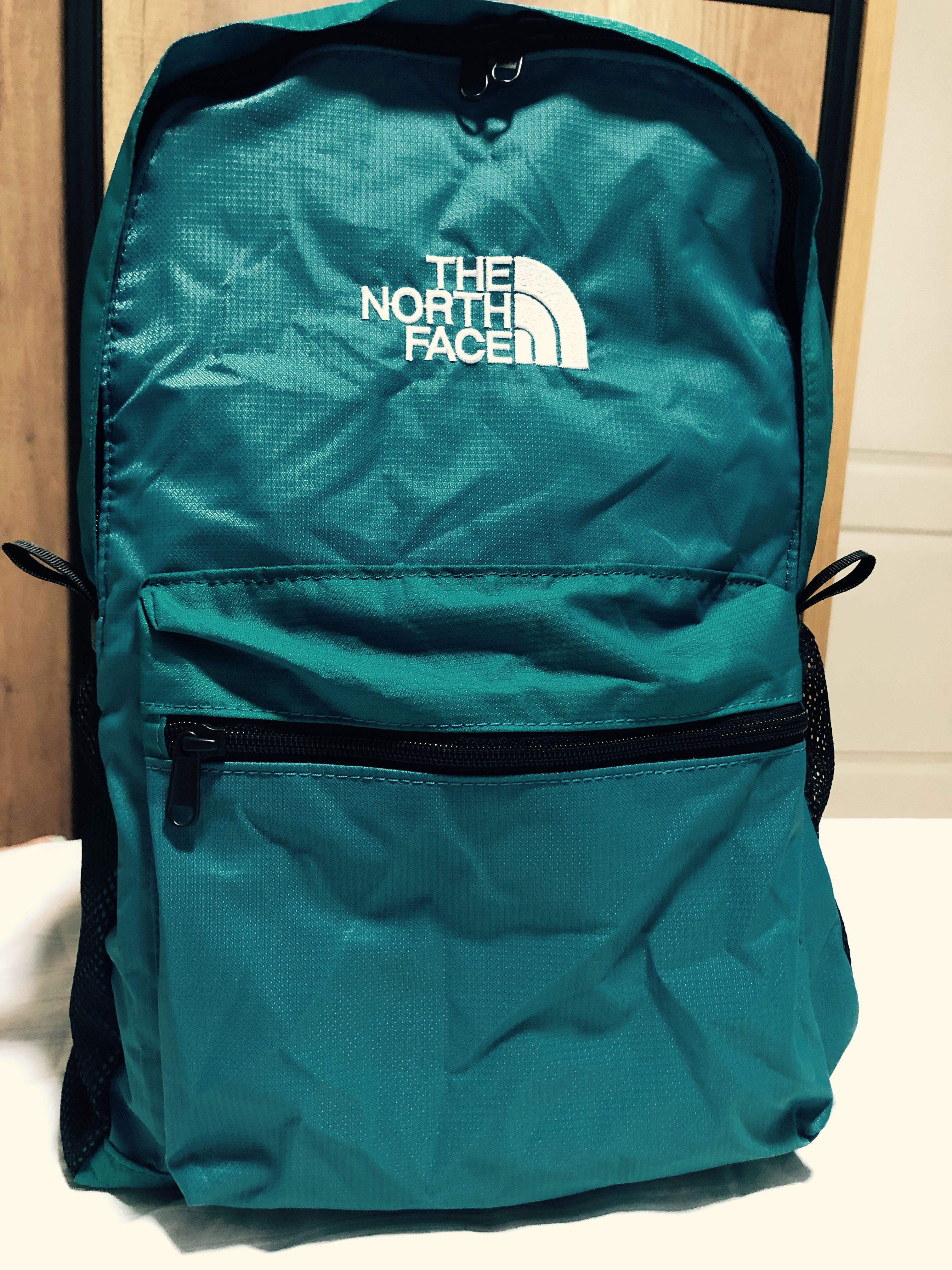 The North Face foldable backpack, Luxury, Bags & Wallets on Carousell