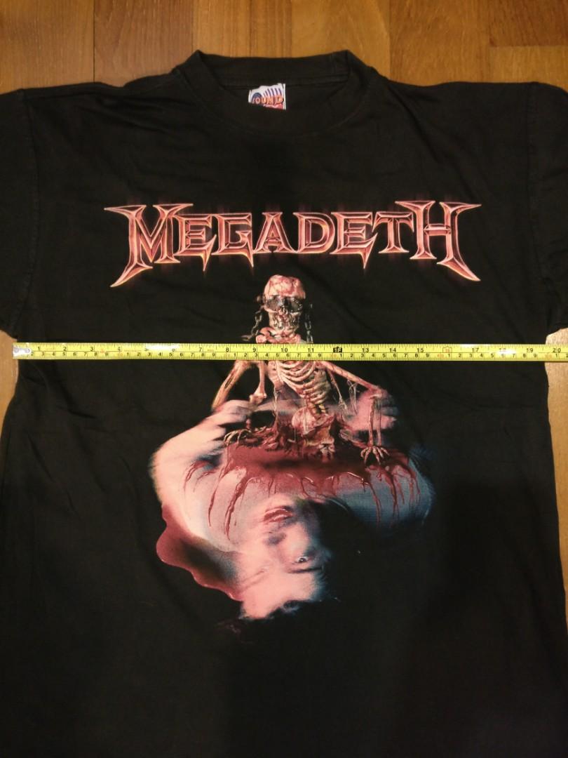 Vintage Megadeth Tour T Shirt, Men's Fashion, Tops & Sets, Tshirts ...