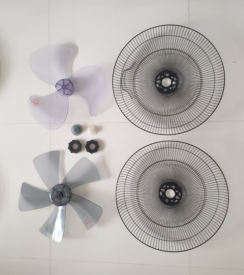 Spare Parts for Sona Wall Fans (Model: SFWW1536), Furniture & Home ...