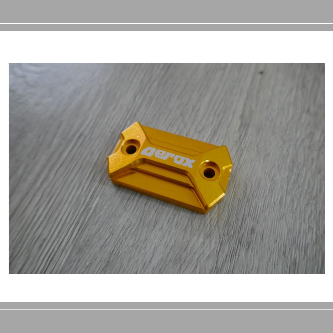 Yamaha Aerox 155 Front Brake Fluid Reservoir Cover Gold, Motorcycles ...