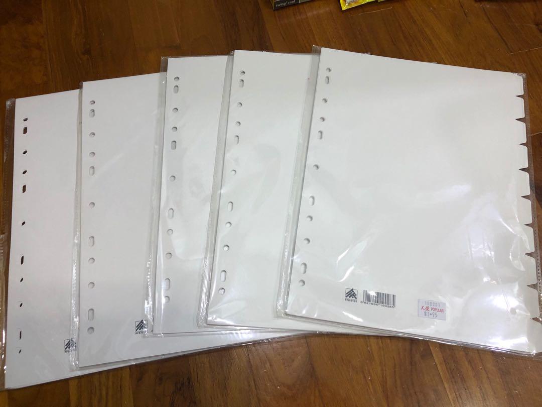 A4 size paper divider, Everything Else on Carousell