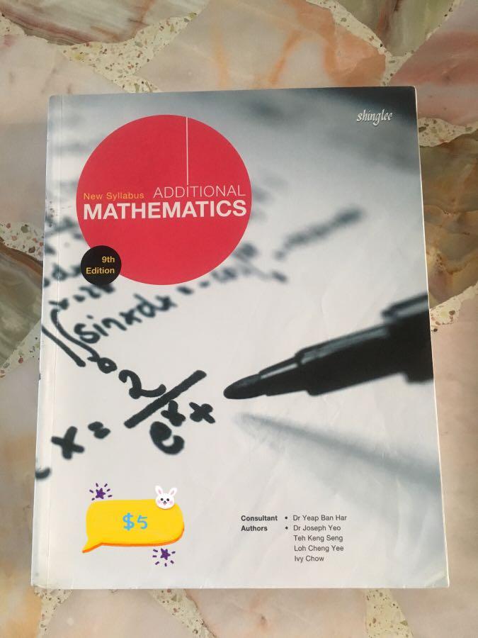 Additional Mathematics Textbook, Hobbies & Toys, Books & Magazines ...