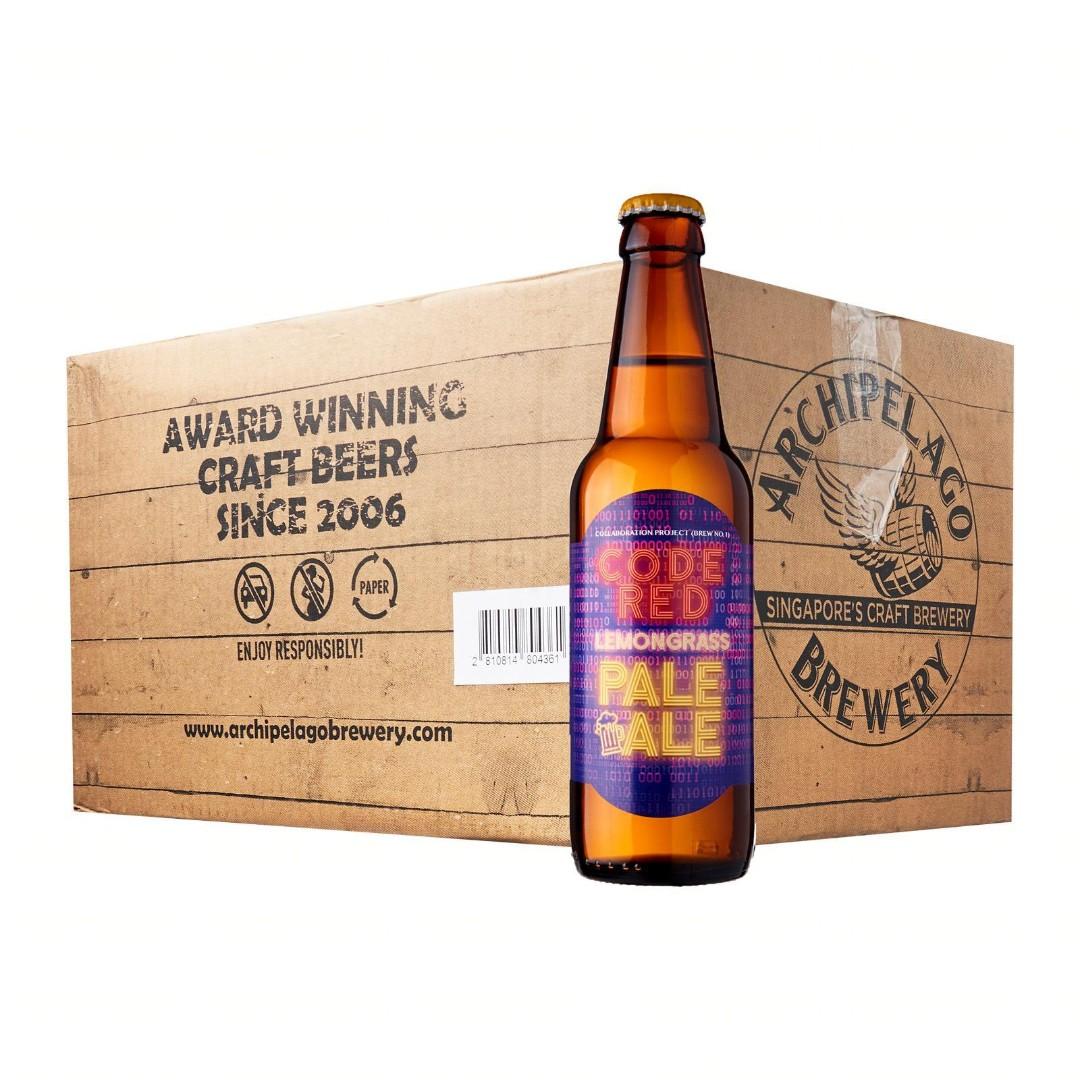 Archipelago Brewery Code Red Lemongrass Pale Ale | Carlsberg, Asahi ...