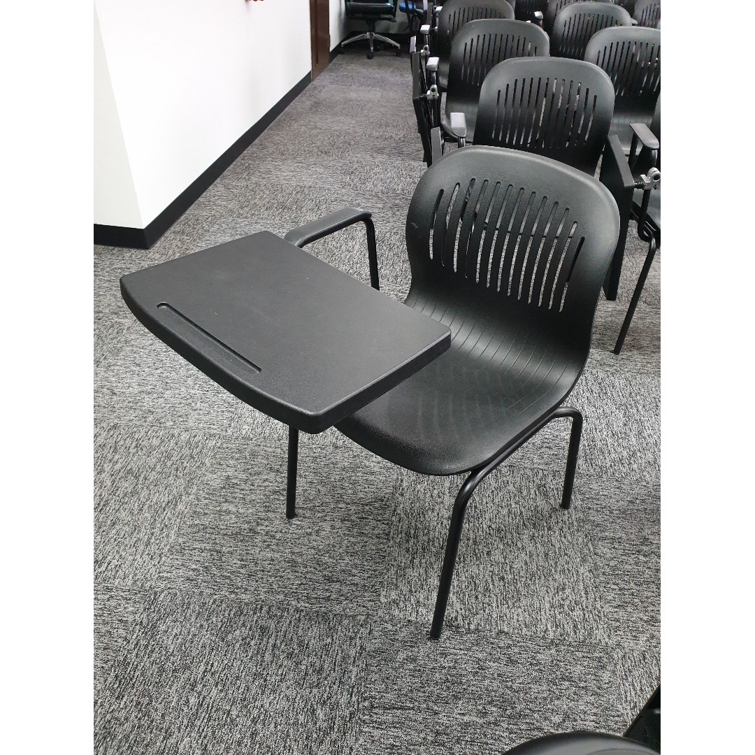 BLACK CHAIR WITH FOLDABLE TABLET, Babies & Kids, Baby Nursery & Kids ...