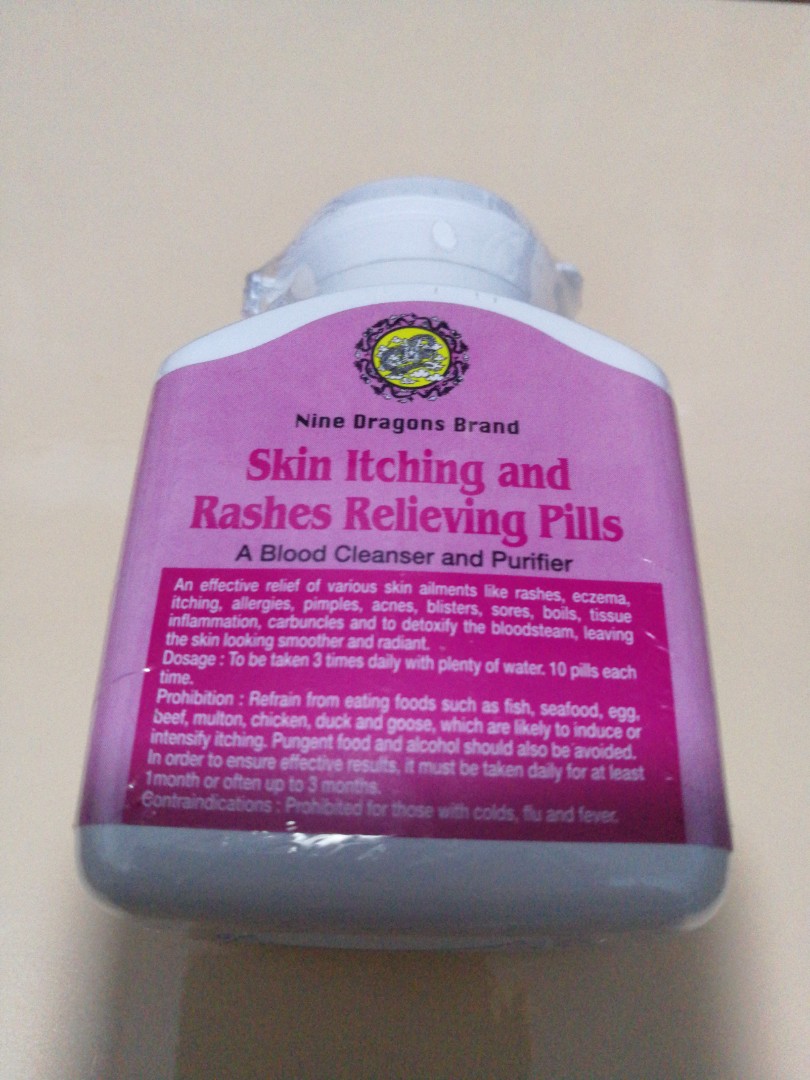 BNIP Skin Itch and rashes/Eczema relieving pills, Beauty & Personal ...