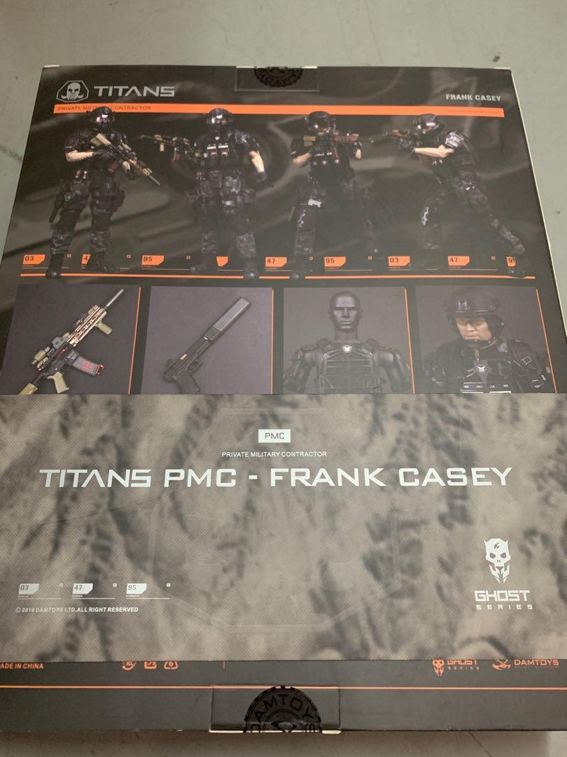 Dam toys Titans PMC Frank Casey 1/6 figure ( hot toys sideshow xm ...