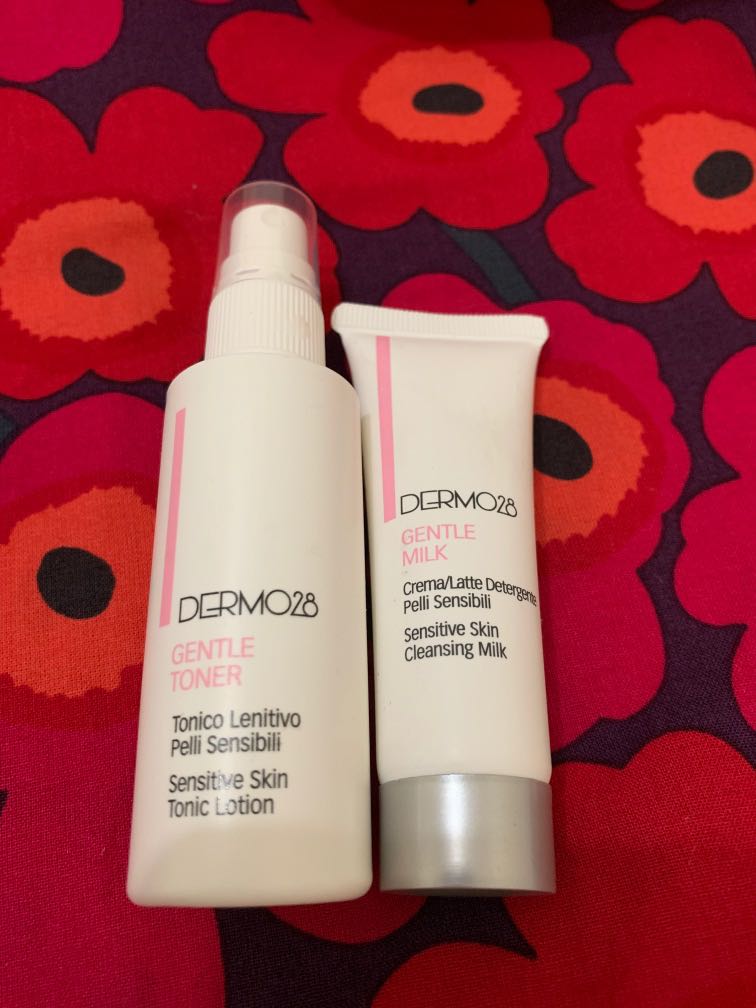 Dermo28 demro 28 gentle milk,toner 舒柔鎮敏洗面奶，爽膚水各30ml $50套, 美容＆個人護理, 健康及 ...