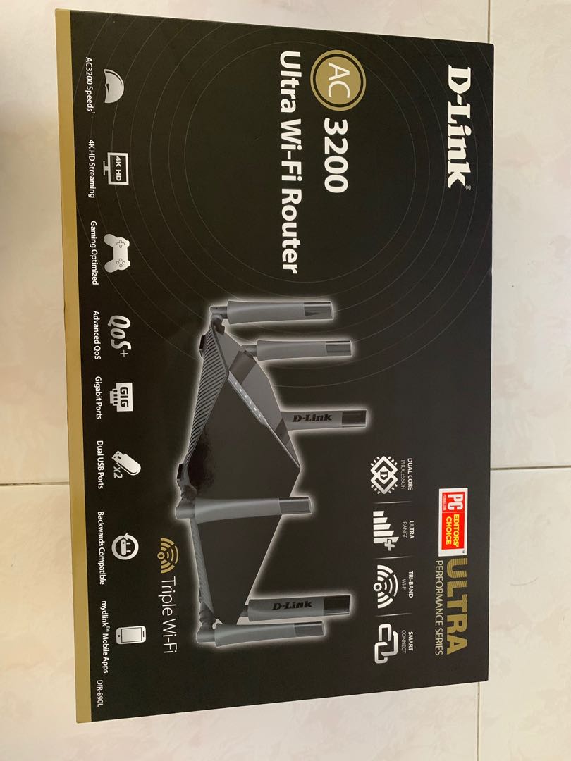 D-Link DIR-890L AC3200 Ultra WiFi Router, Computers & Tech, Parts ...