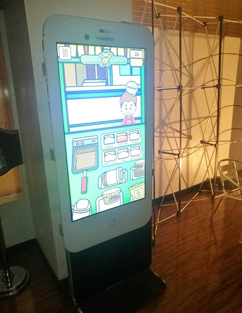 Events Rental Giant Tablet Mobile Phone Portrait Standing Monitor ...