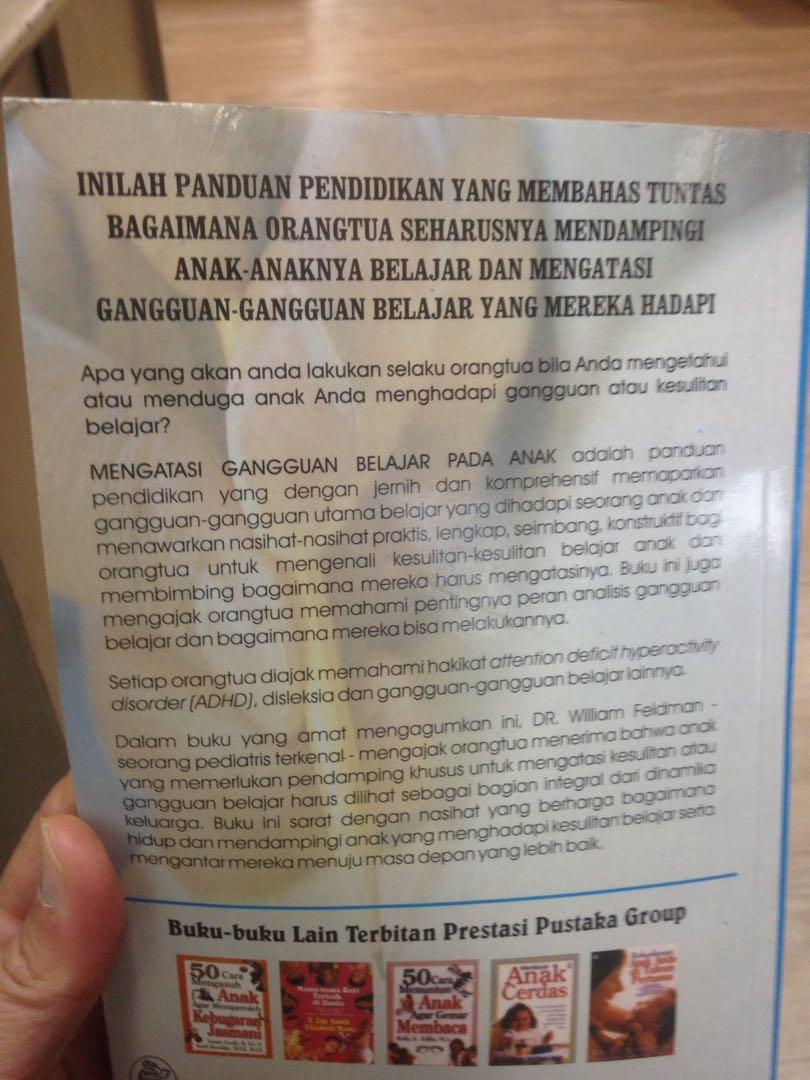 Gangguan Belajar pada Anak, Buku & Alat Tulis, Buku di Carousell Gangguan Belajar pada Anak, Buku & Alat Tulis, Buku di Carousell