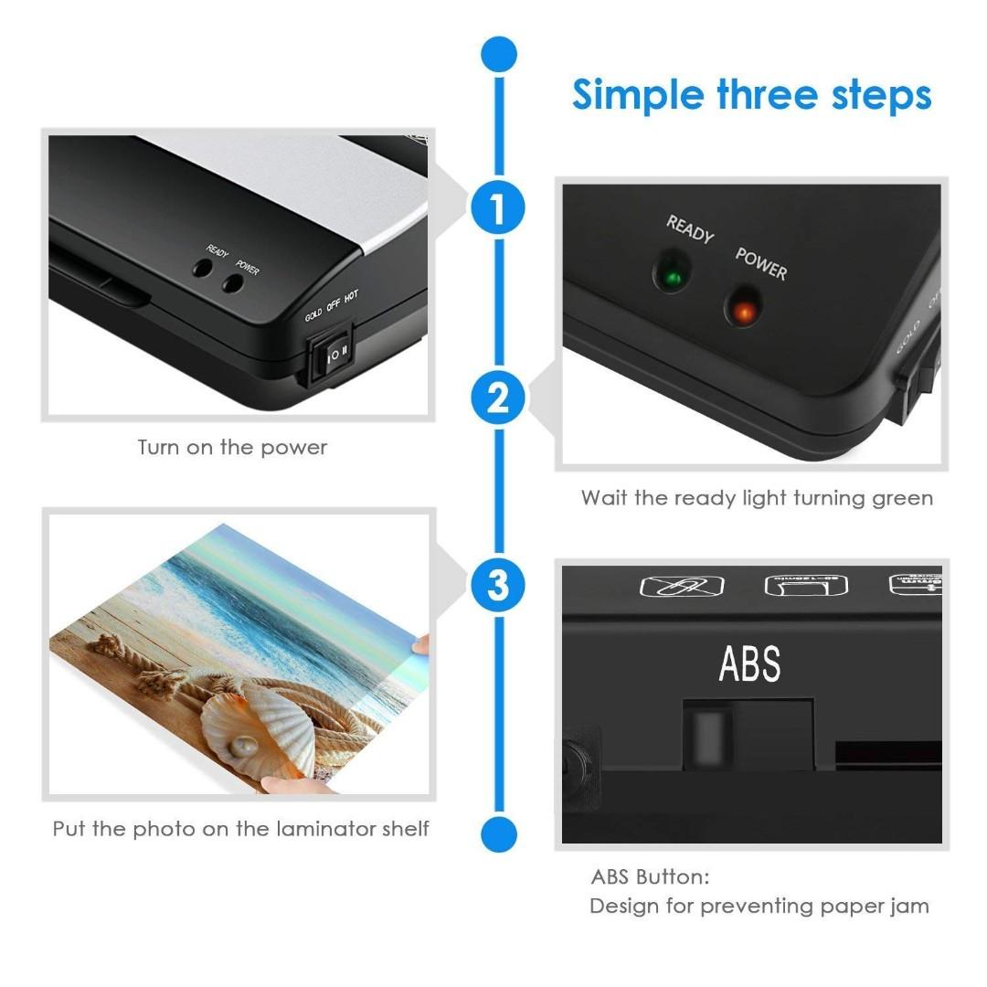 Intey Ny Bg02 A3 A4 Laminator Thermal Laminator Machine 2 Rollers