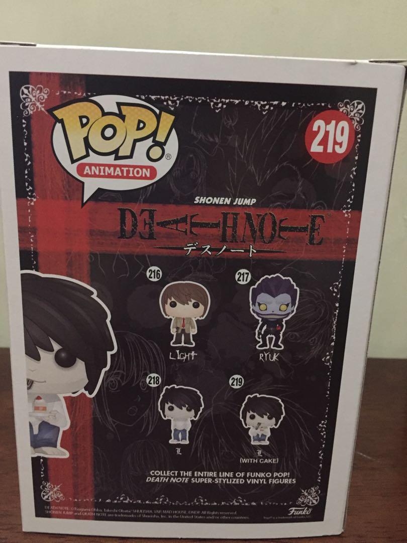 L with cake funko pop death note, Hobbies & Toys, Toys & Games on Carousell