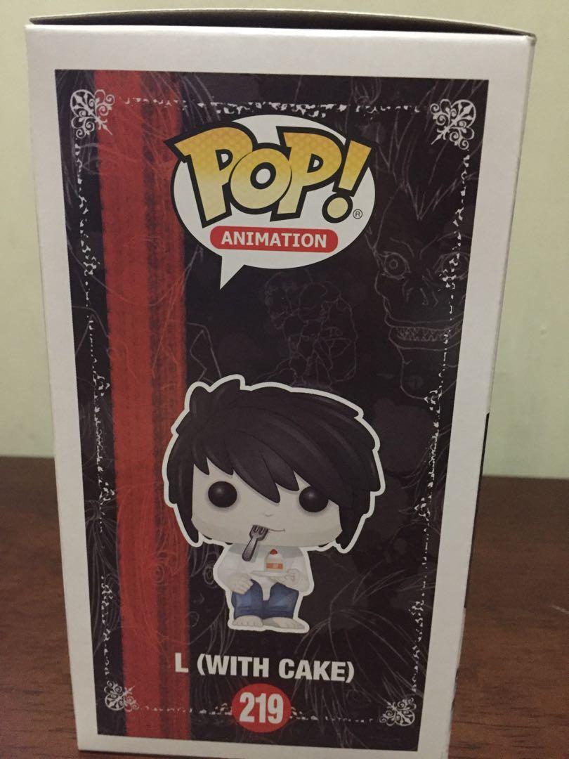 L with cake funko pop death note, Hobbies & Toys, Toys & Games on Carousell
