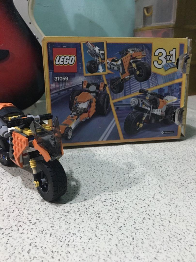 LEGO CREATOR Sunset Street Bike 31059 (3 in 1), Hobbies & Toys, Toys ...