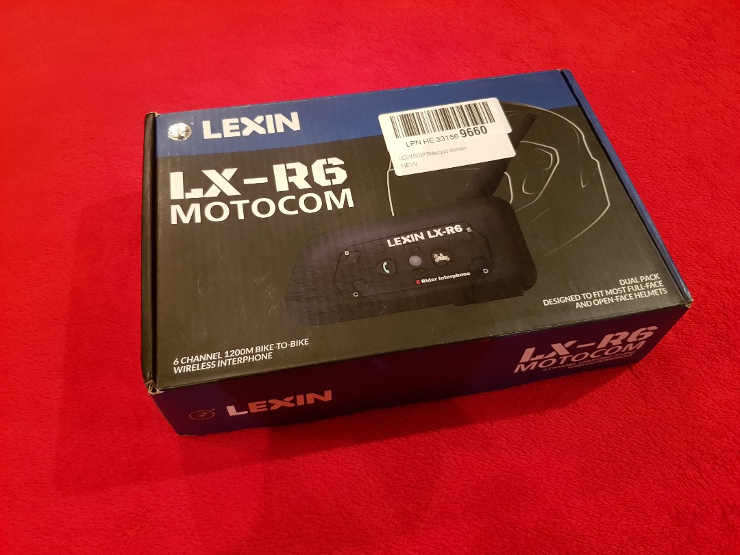 LEXIN LX-R6 MOTOCOM, Motorcycles, Motorcycle Accessories on Carousell