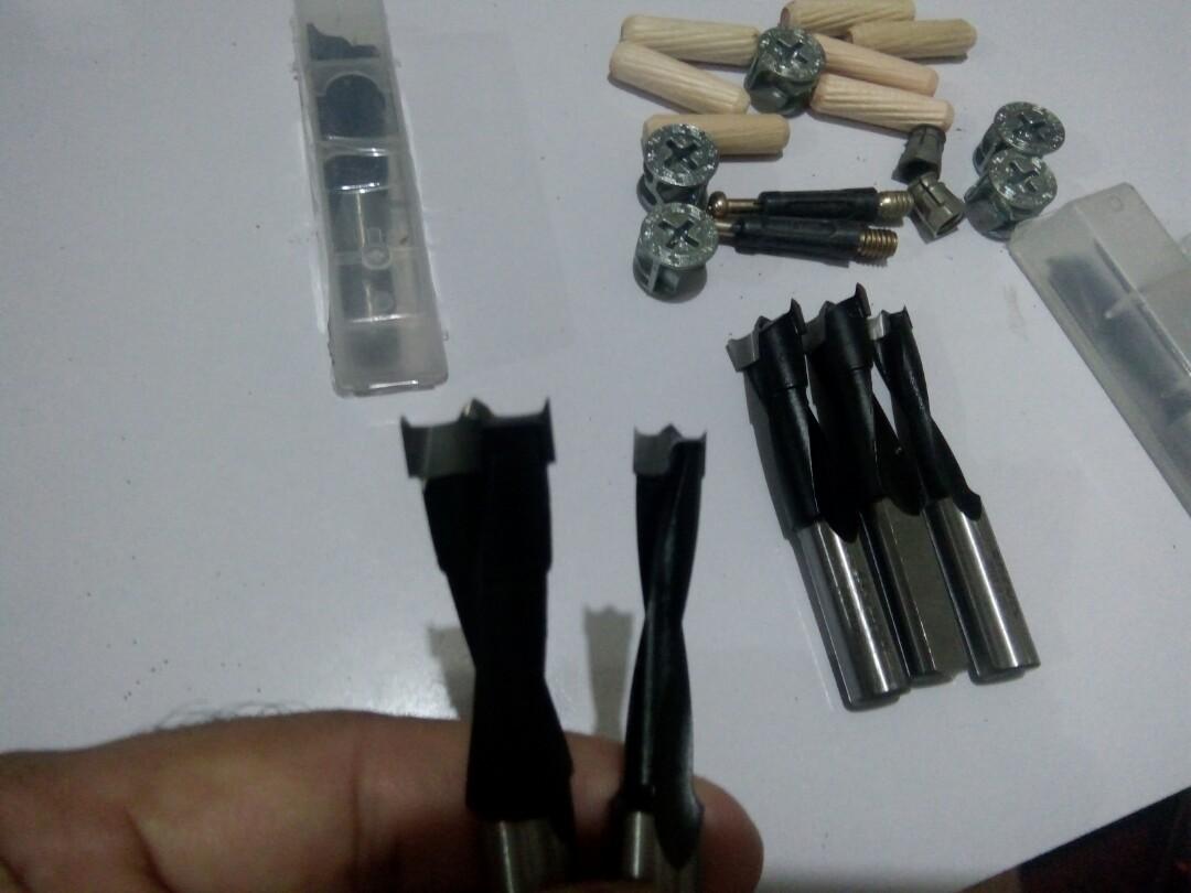 Minifix Camlock Drill Bit, Furniture & Home Living, Home Improvement ...