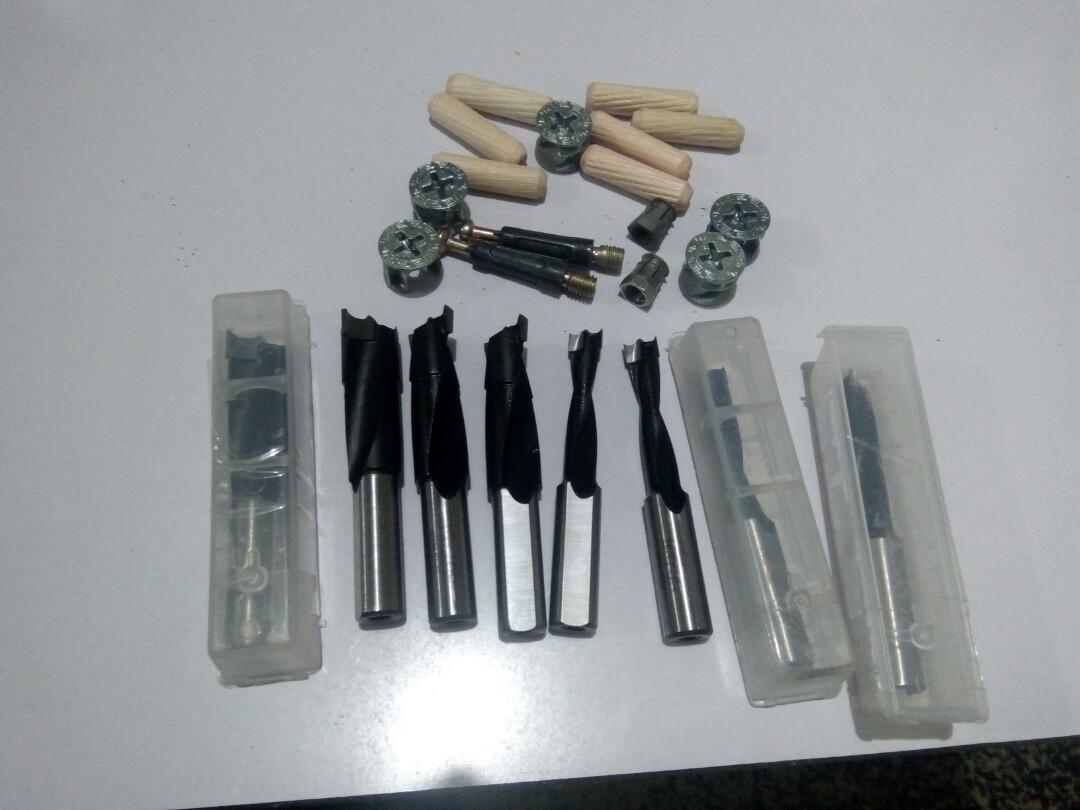 Minifix Camlock Drill Bit, Furniture & Home Living, Home Improvement ...