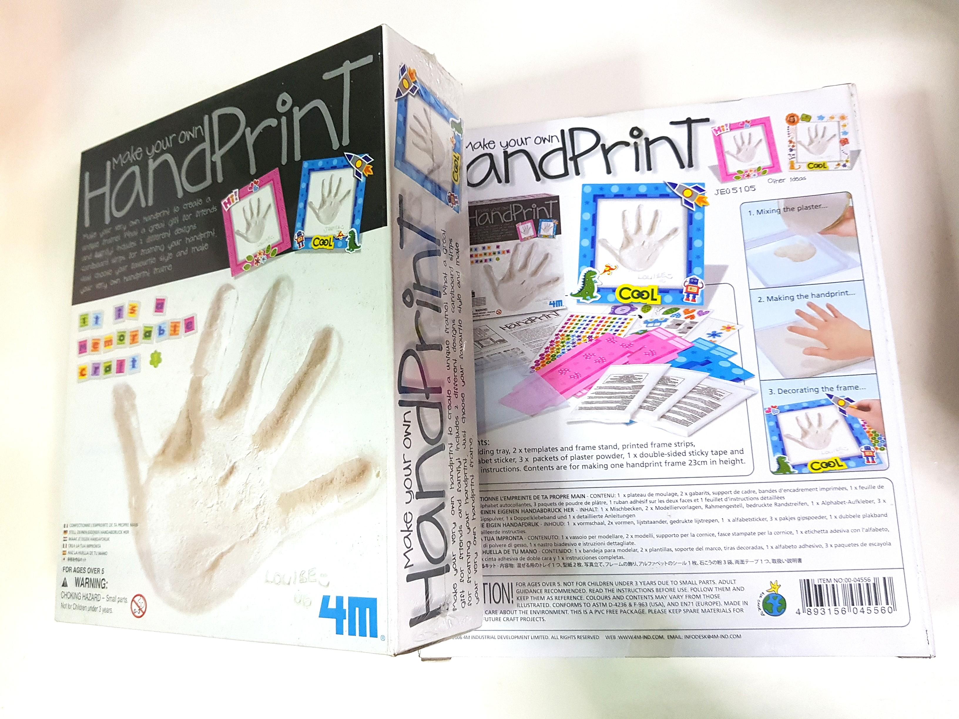 Moulding Handprint, Hobbies & Toys, Stationery & Craft, Craft Supplies ...