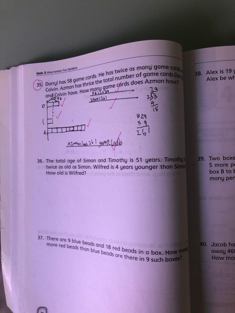 Must know maths problem sums and model method, Hobbies & Toys, Books ...