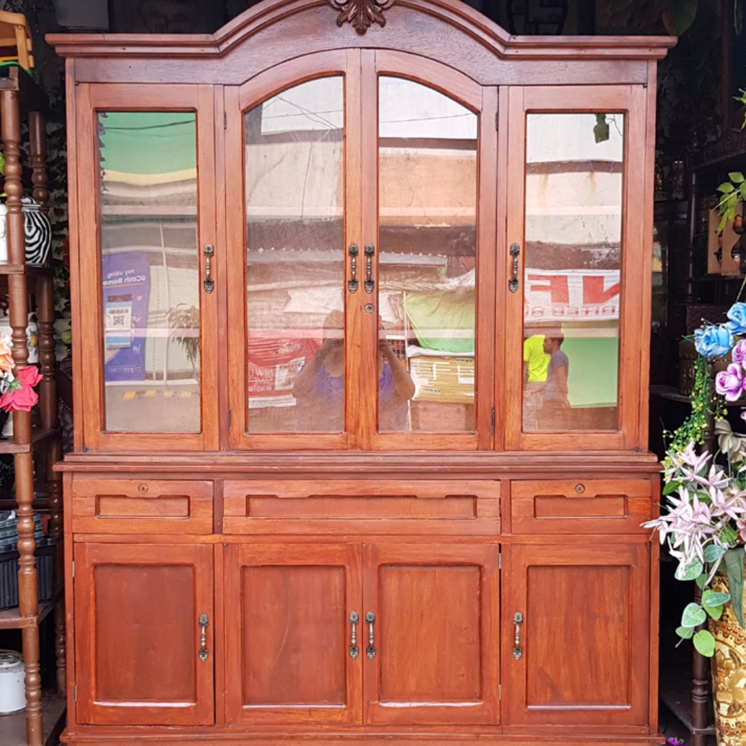 Narra Platera/ Narra China Cabinet, Furniture & Home Living, Furniture ...