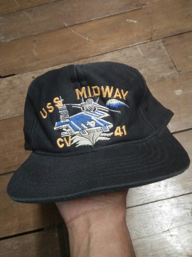 Navy uss midway, Men's Fashion, Watches & Accessories, Cap & Hats on ...