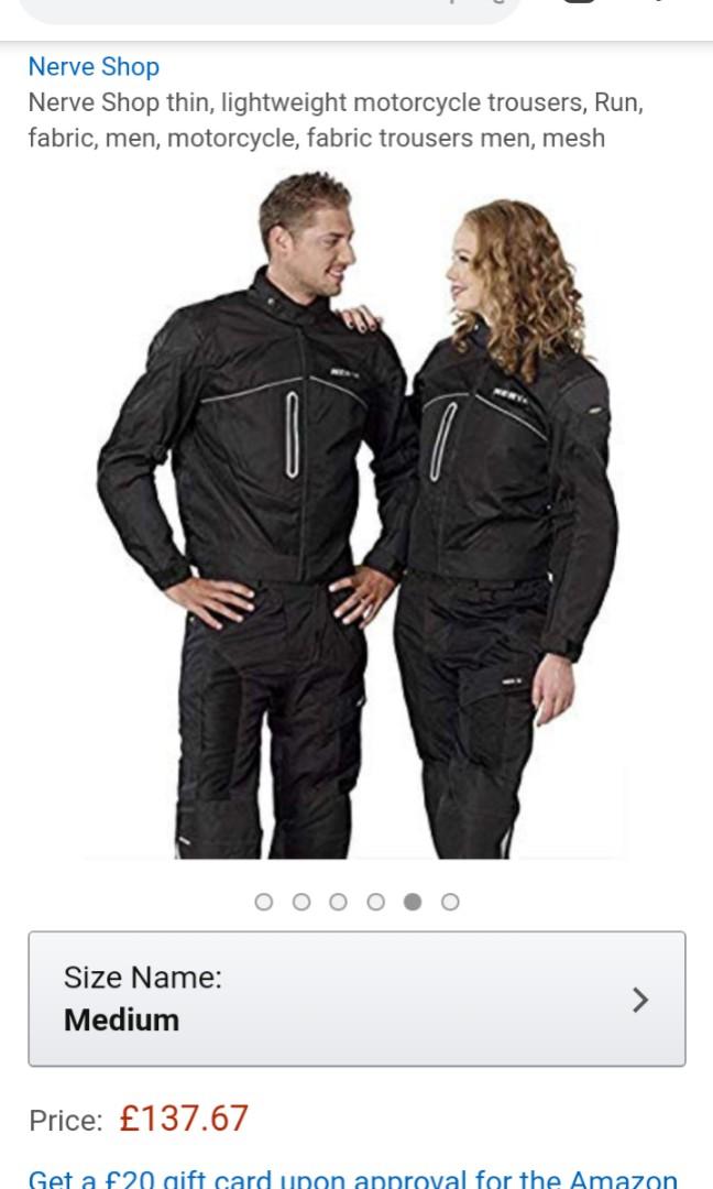 Nerve Motorcycle Gear pants. Size small., Men's Fashion, Activewear on ...