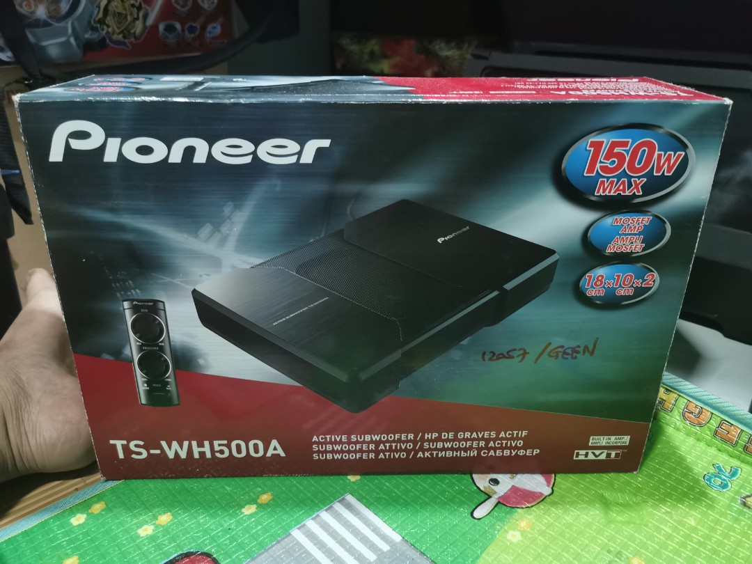 PIONEER ACTIVE SUBWOOFER TS-WH500A, Car Accessories, Electronics & Lights on Carousell