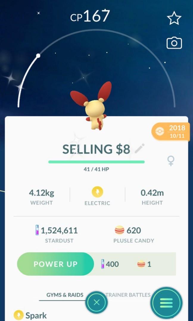 Pokemon Go Shiny Plusle, Video Gaming, Gaming Accessories, Game Gift ...