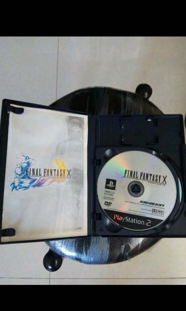 PS2 Final Fantasy X FF10 最終幻想10 連DVD 日版, 電子遊戲, 電子遊戲, PlayStation - Carousell