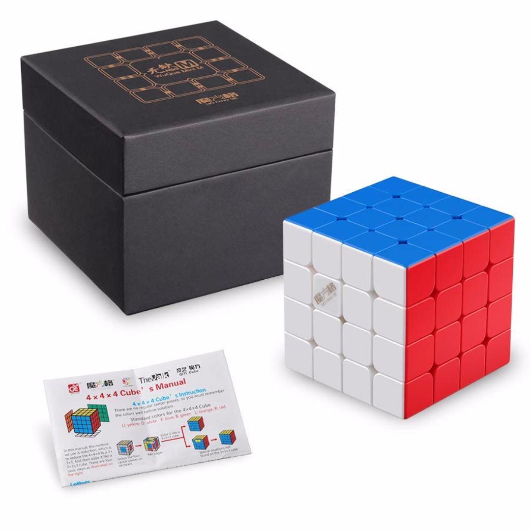 QiYi WuQue Mini M 4x4 Magnetic Speed Cube (Stickerless), Hobbies & Toys ...