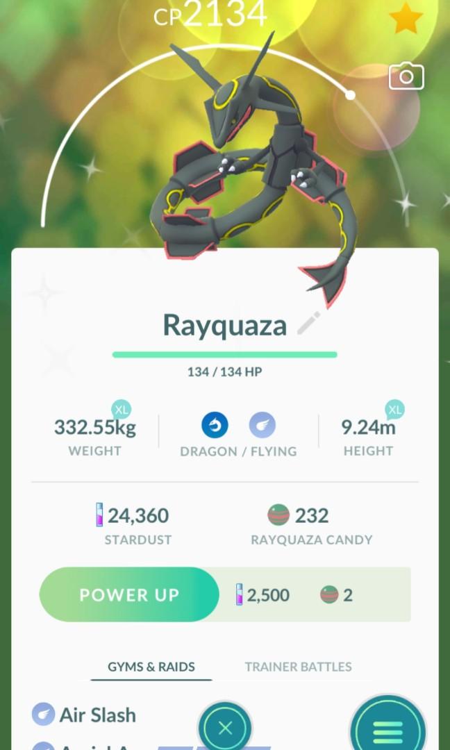 Shiny Rayquaza, Video Gaming, Gaming Accessories, Game Gift Cards ...