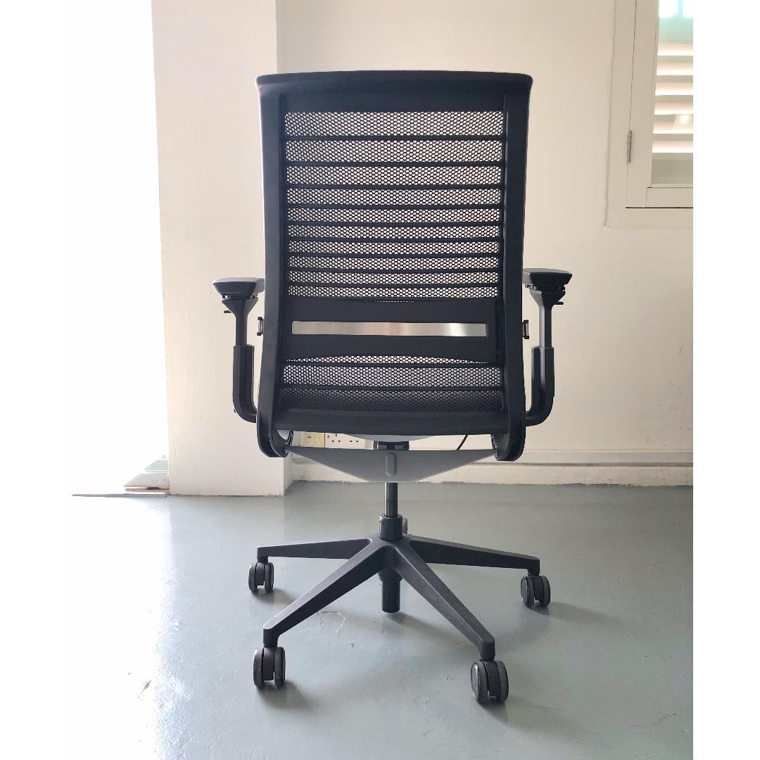 Steelcase Think 3D Mesh Fabric Office Chair, Furniture & Home Living ...