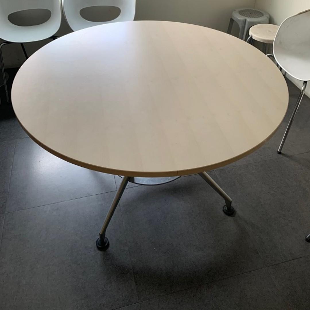 USED Round Table, Furniture & Home Living, Furniture, Tables & Sets on ...