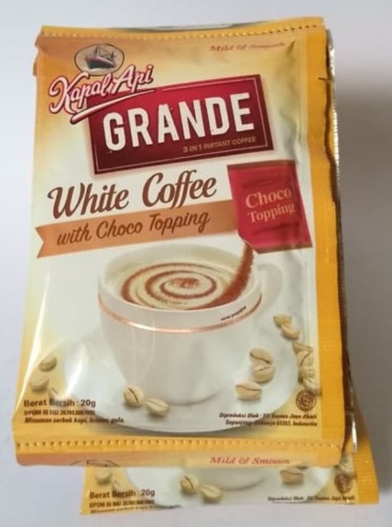 5x Kapal Api Grande Java Latte / White Coffee (Sila baca deskripsi ...