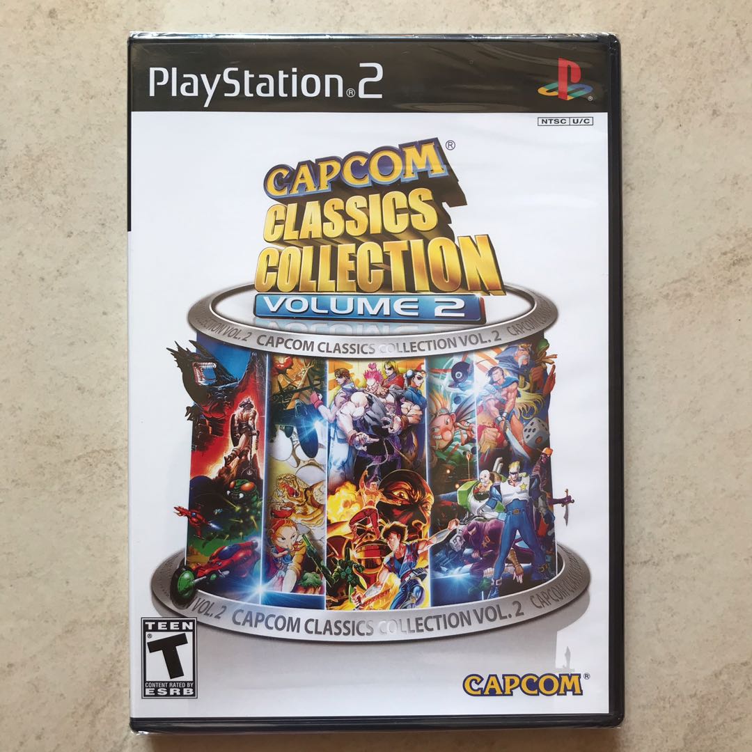美版 PS2 CAPCOM CLASSICS CLASSIC COLLECTION VOL.2 1941 CAPTAIN COMMANDO ...