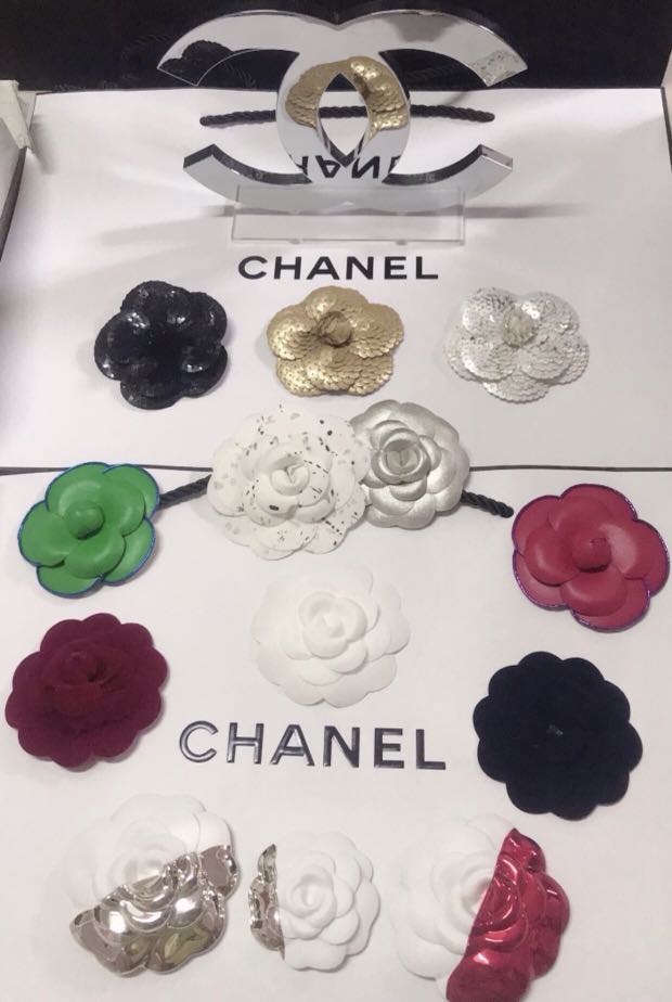 Chanel camellia flower, Luxury, Accessories on Carousell