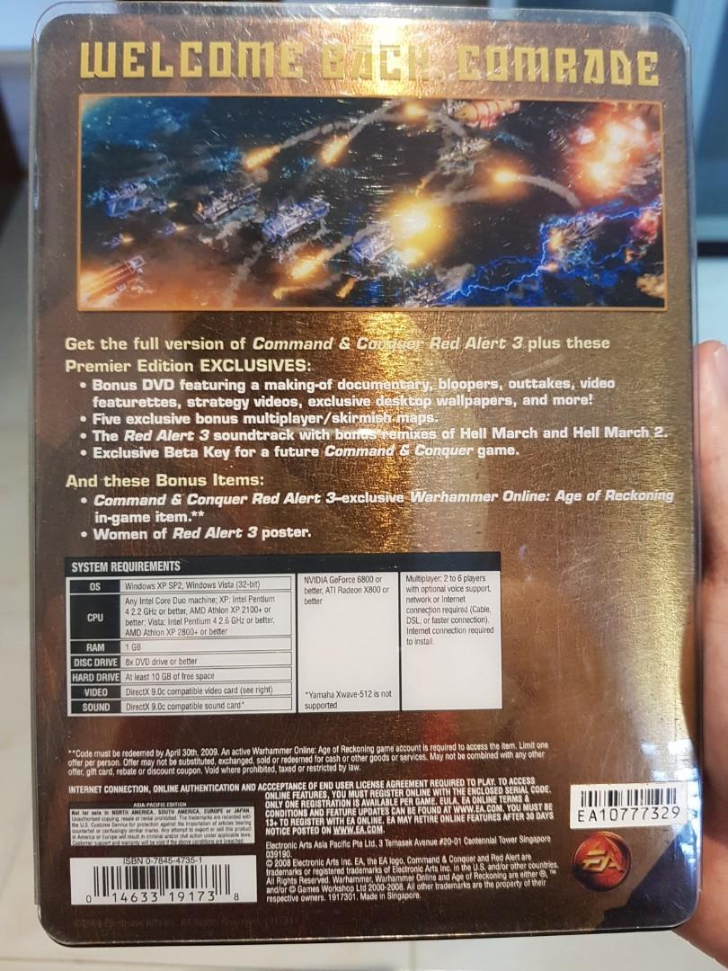 Command and Conquer Red Alert 3 (Premier Edition), Video Gaming, Video ...