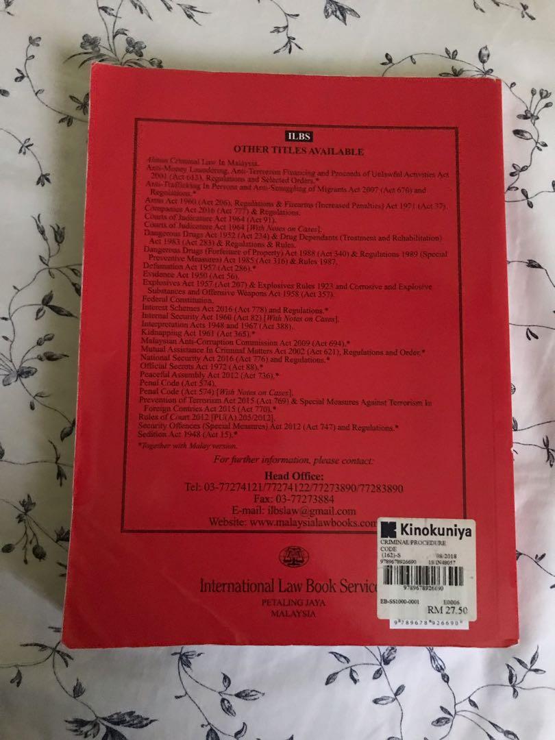 Criminal Procedure Code Hobbies Toys Books Magazines Textbooks Criminal Procedure Code Hobbies Toys Books Magazines Textbooks