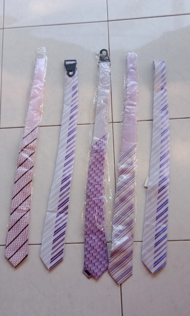 Dasi baru keren mewah poli 2 motif, Fesyen Pria, Aksesoris, Dasi ...