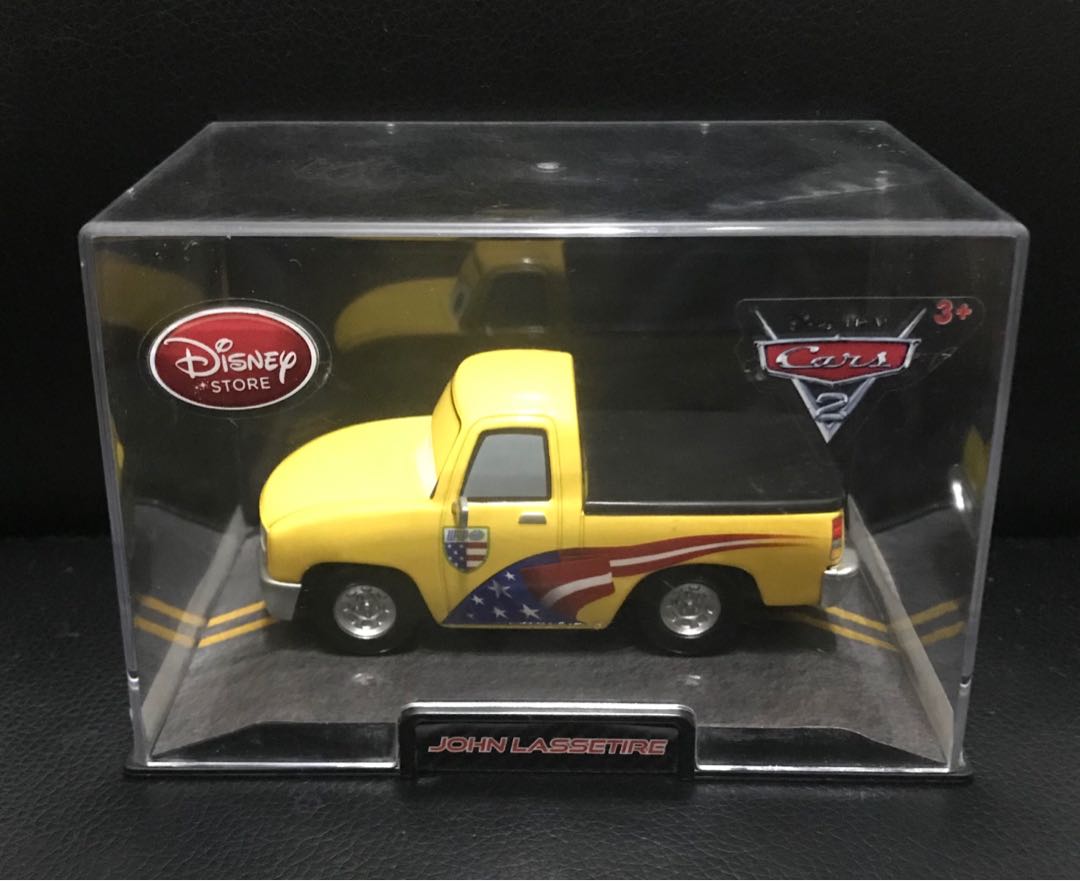 Disney Pixar Cars (Die Cast 1:43) JOHN LASSETIRE in Collectors Case ...