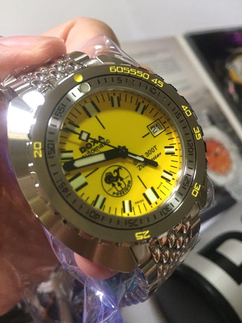 Doxa Sub 300t Divingstar Poseidon Limited Edition Watch Luxury