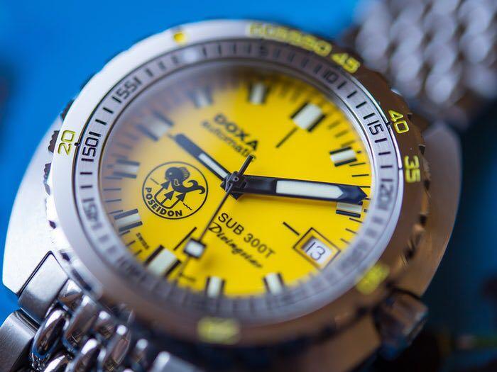 Doxa Sub 300t Divingstar Poseidon Limited Edition Watch Luxury