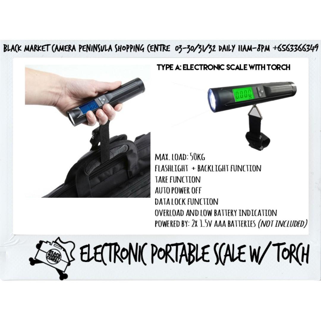 [BMC] Electronic Palm Luggage Portable Weighing Hook Scale / 6in1 ...