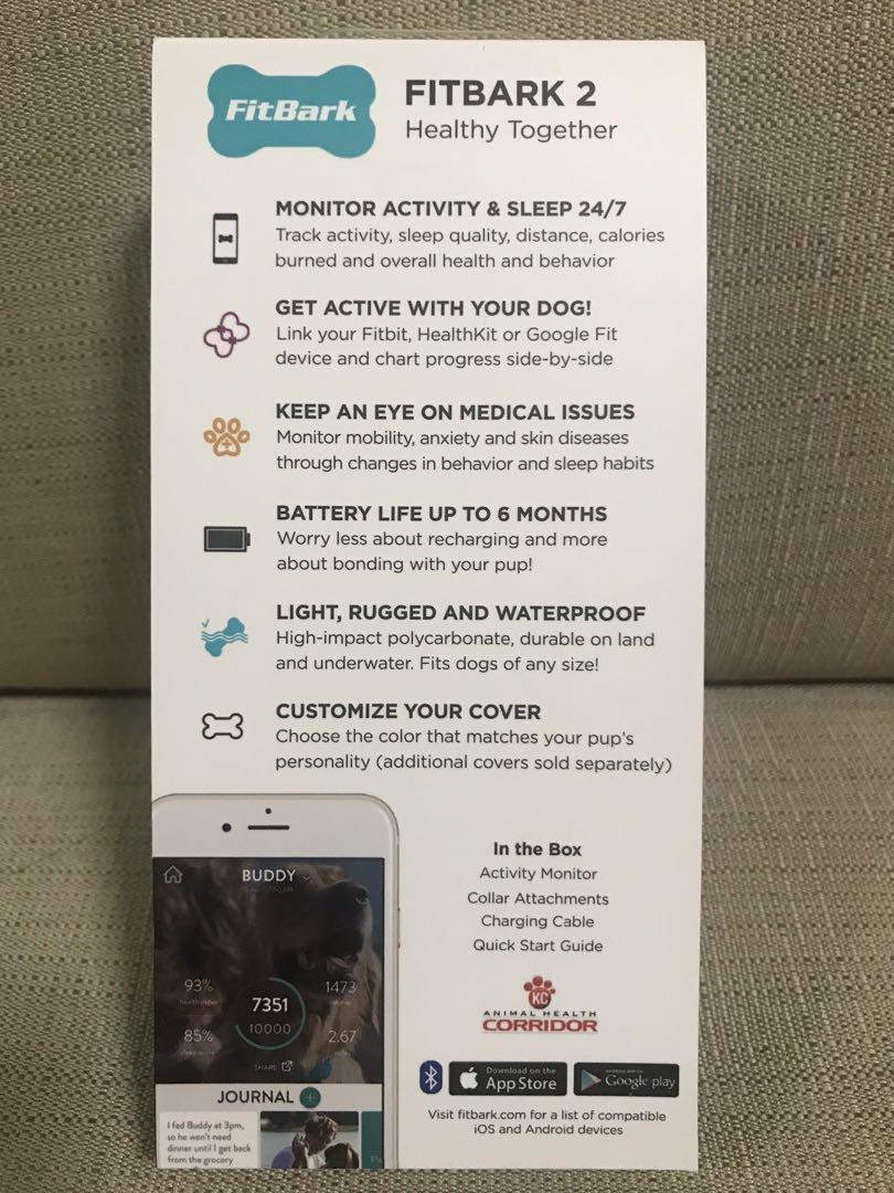 Fitbark 2 - Pet Fitness Tracker, Pet Supplies, Health & Grooming on ...